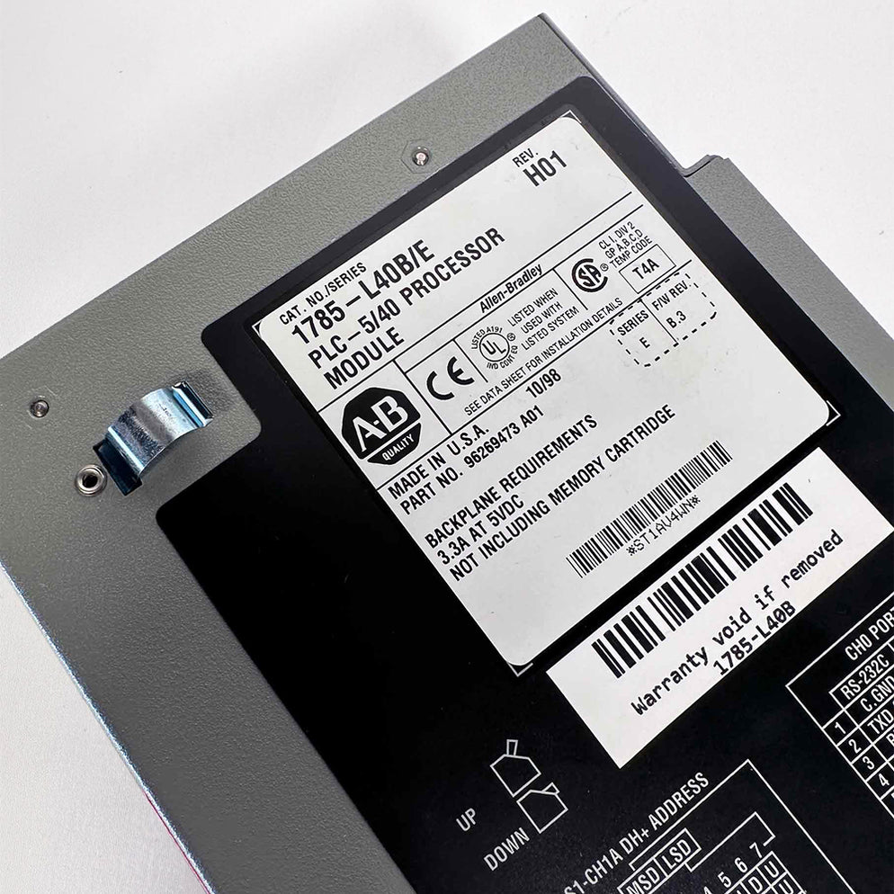 1785-L40B Allen Bradley PLC CPU MODULE — Cress Automation